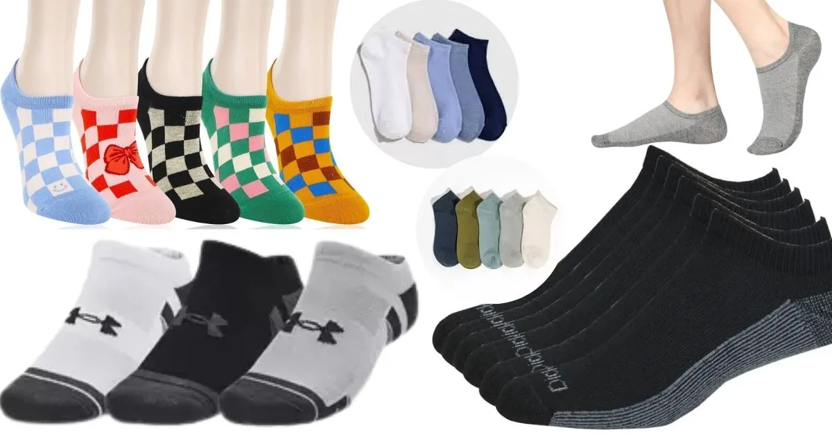 No Show Socks | Common Types of No Show Socks